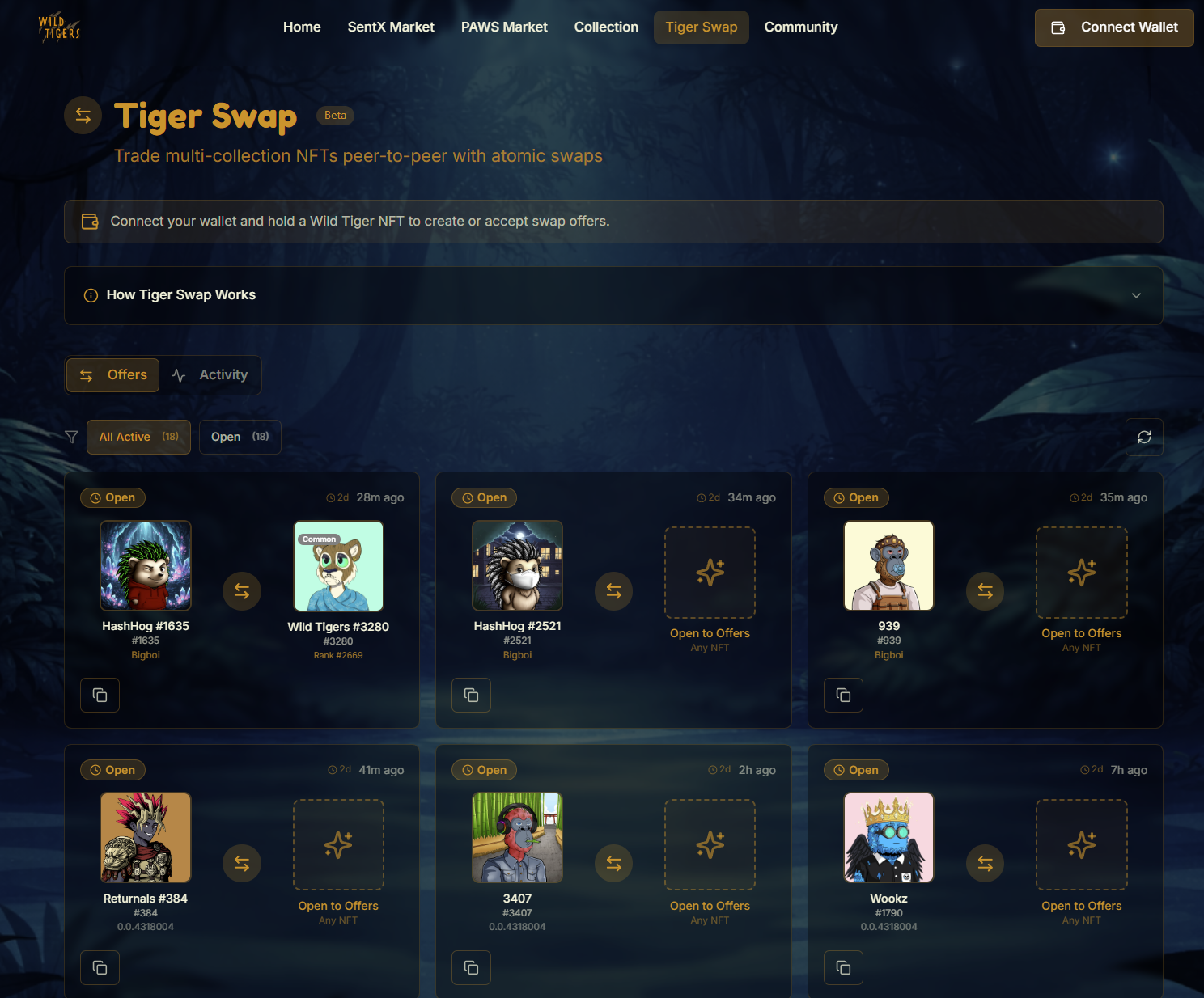 Wild Tigers NFT - 3,333 Unique Digital Tigers on Hedera Hashgraph ...